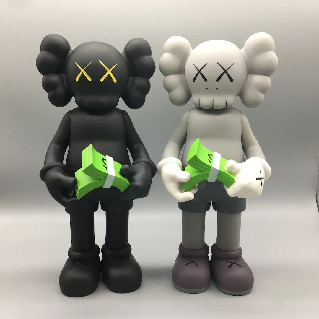 Cash Kaws Figure Kaws Counting Money Figure Sculpture for - Etsy