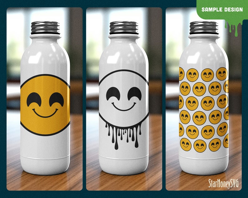 Retro Alien Smiley Face Pack 6 Custom SVG & PNG Cut File Variations ...