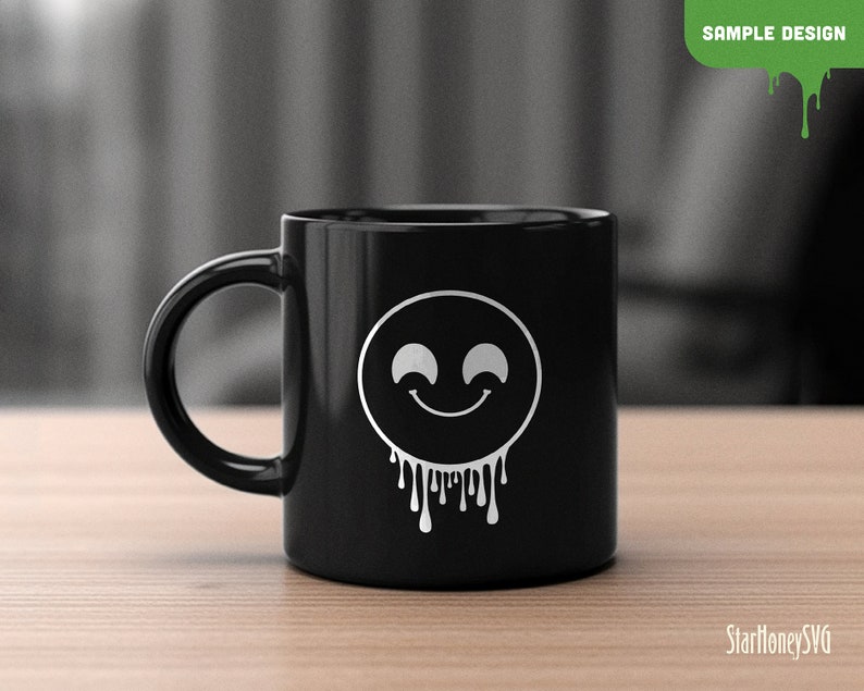 Retro Alien Smiley Face Pack 6 Custom SVG & PNG Cut File Variations ...