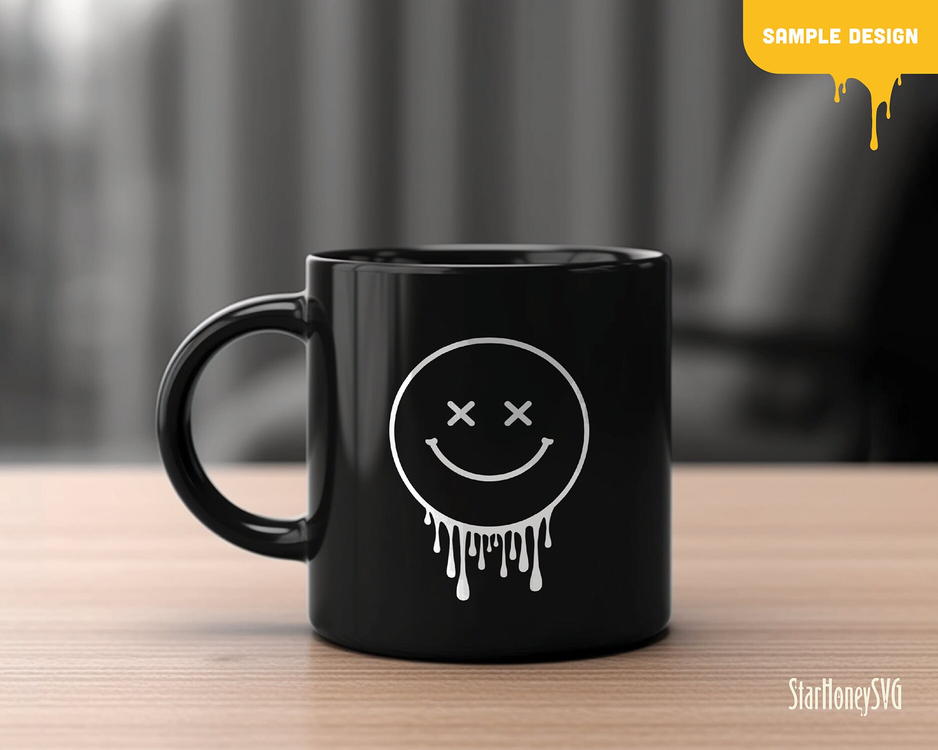 Retro Smiley Face Bundle 48 SVG & PNG Cut File Variations - Etsy