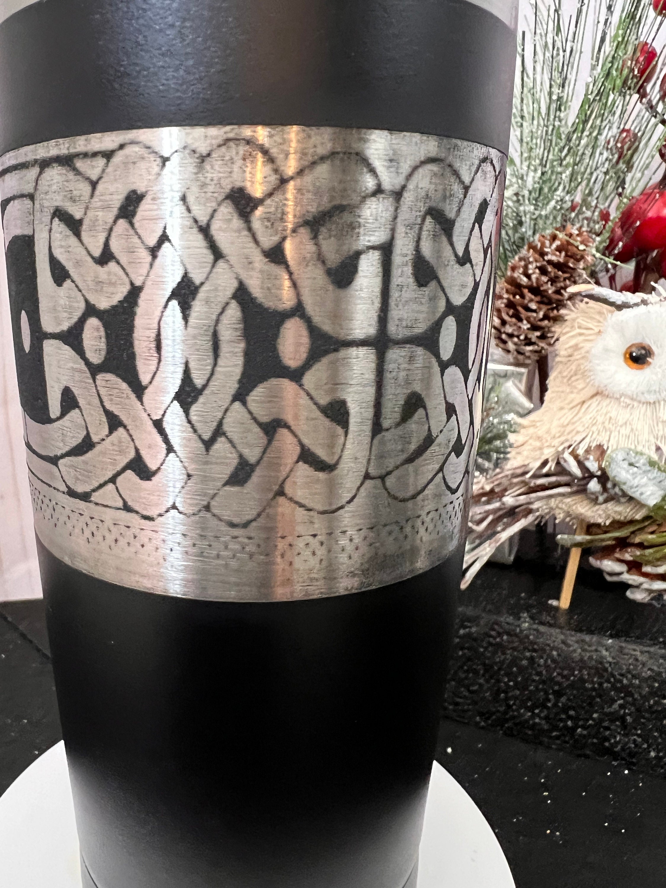 Scandinavian Yeti Tumbler. Laser Engraved. Nordic Viking Design. Pagan ...