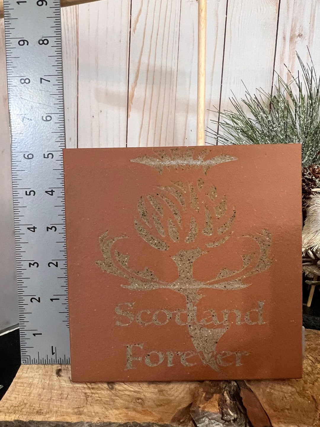 Trivet 6x6 scotland Forever Scotland Scottish Trivet Laser Engraved ...