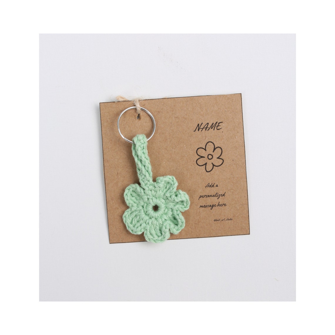 Handmade Crochet Keychain Favors A Thoughtful Wedding Gift for Your ...