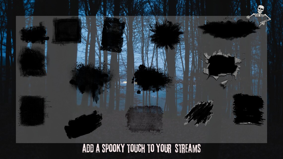 Spooky Webcam Masks for OBS - Etsy