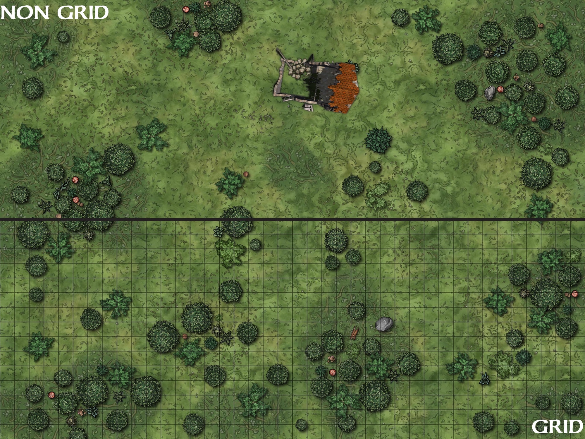 D&D FOREST BATTLE MAPS - Etsy