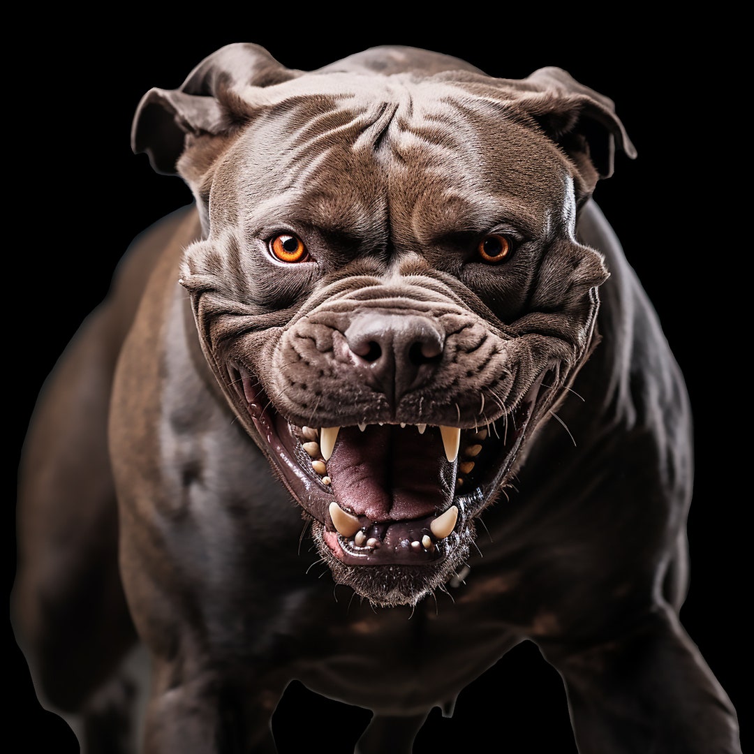 Fierce Pitbull Dog Graphic Tee – Unisex Soft Cotton T-shirt - Etsy