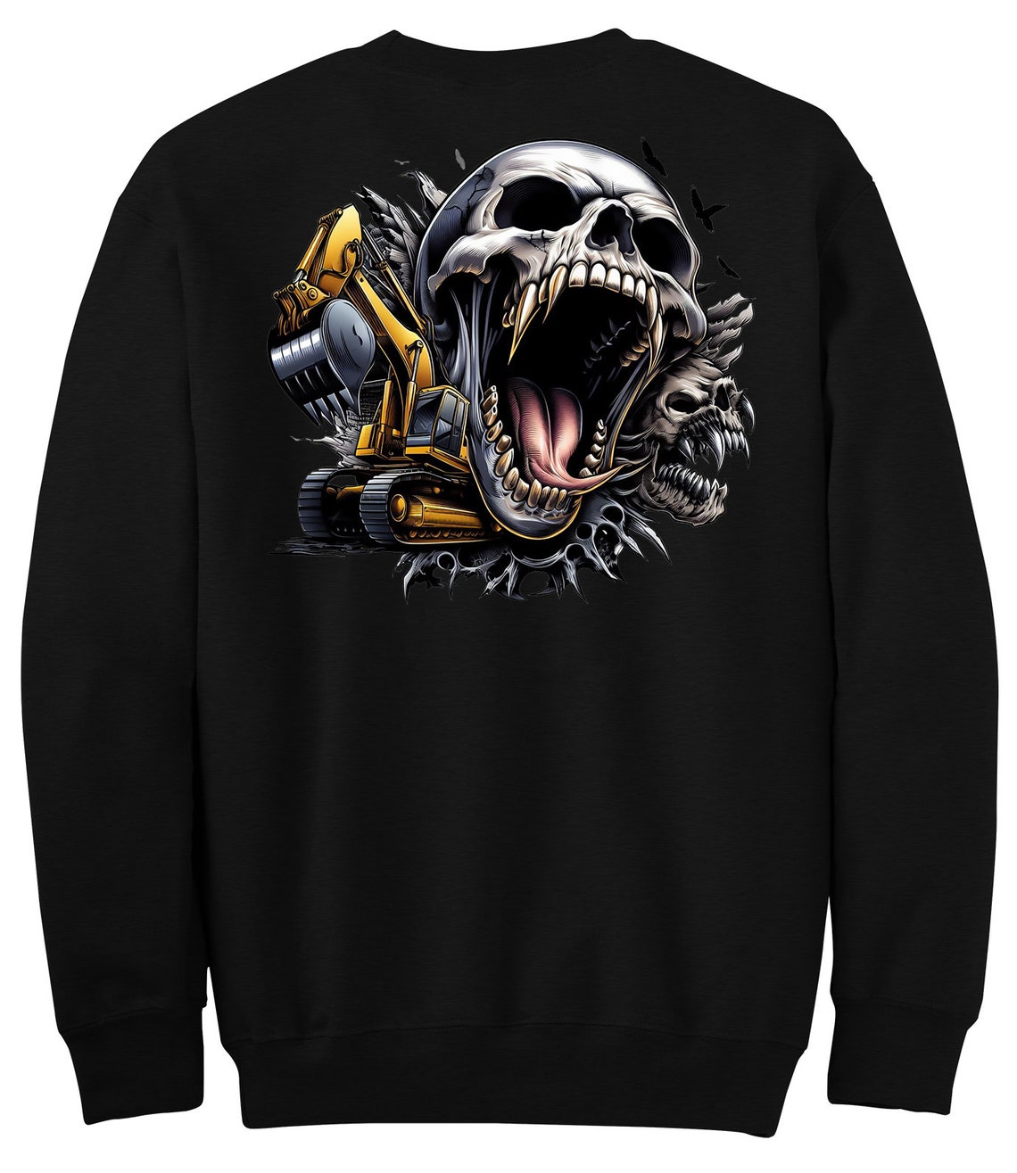 Angry Skull Bulldozer Operator Shirt – Heavy Equipment Graphic Tee - Etsy