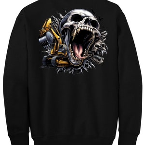 Angry Skull Bulldozer Operator Shirt – Heavy Equipment Graphic Tee - Etsy