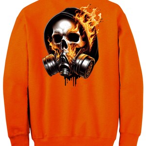 Burning Skull on Painter Mask - Etsy