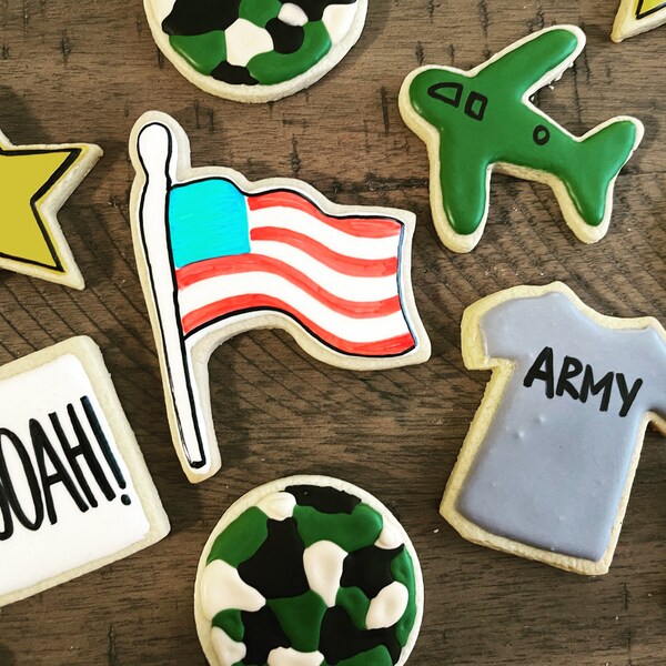 Army Cookies - Etsy