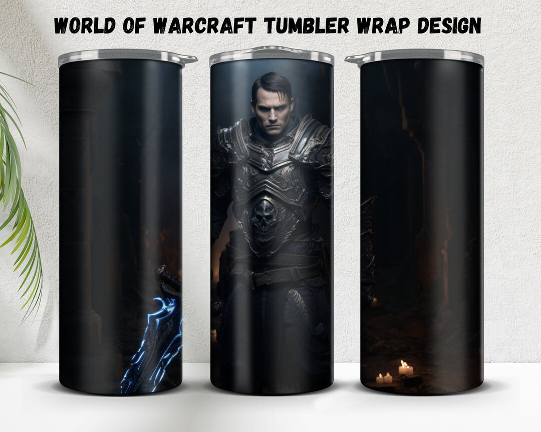 World of Warcraft Tumbler 20oz Skinny Tumbler Sublimation Straight ...