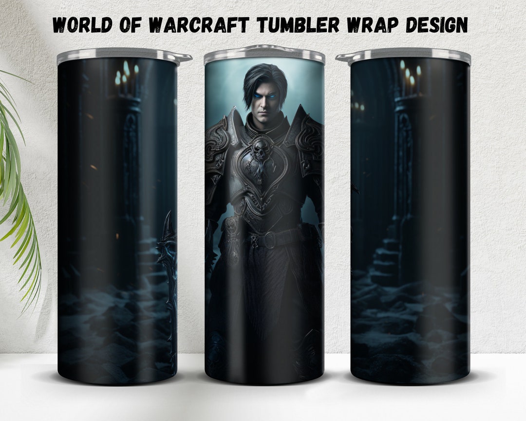 World of Warcraft Tumbler 20oz Skinny Tumbler Sublimation Straight ...