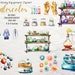 Watercolor Laboratory Equipment Clipart 80 PNG Microscope Clipart DNA ...