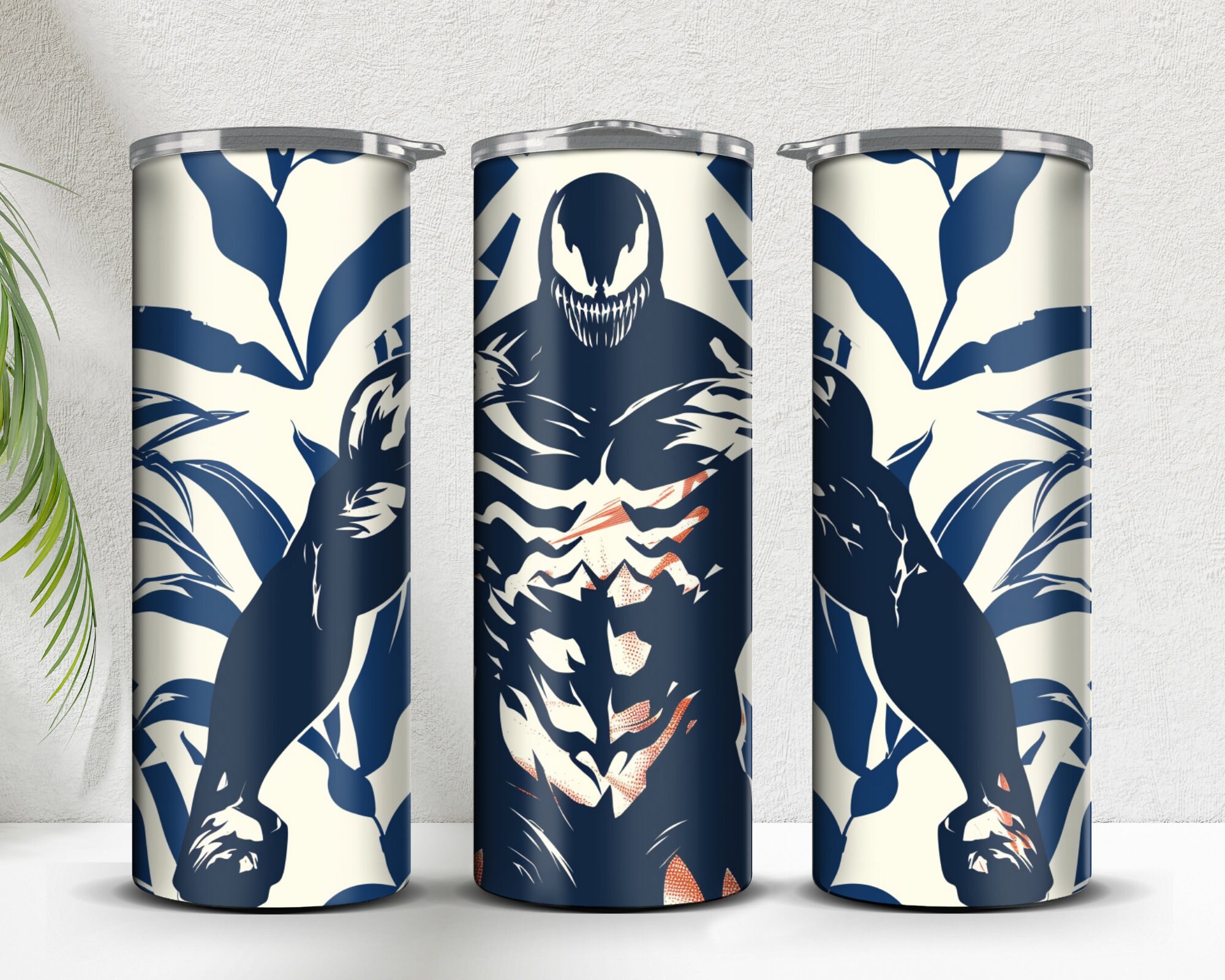 Venom 20oz Skinny Tumbler Sublimation Design Straight & Tapered Tumbler ...
