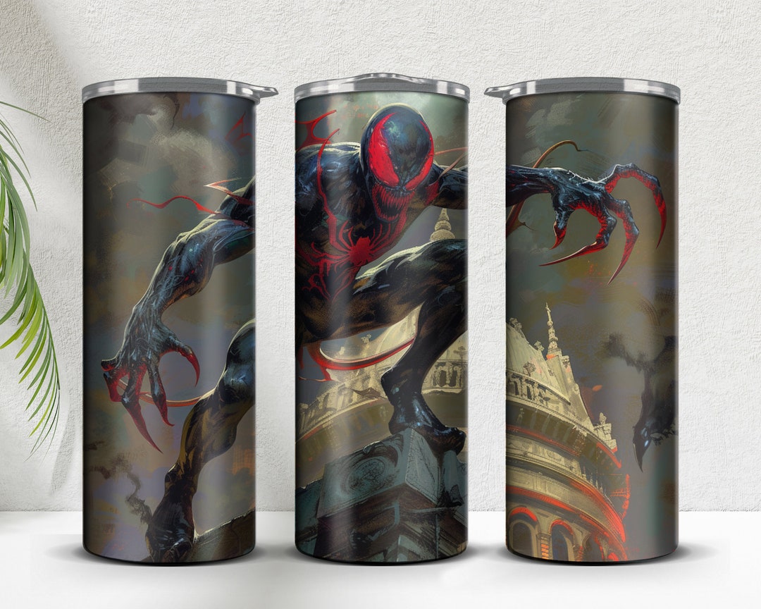 Venom Tumbler Sublimation Design: Superhero 20oz Skinny Wrap (PNG) - Etsy