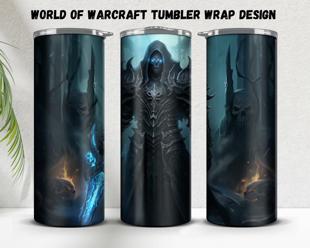 World of Warcraft Tumbler 20oz Skinny Tumbler Sublimation Straight ...