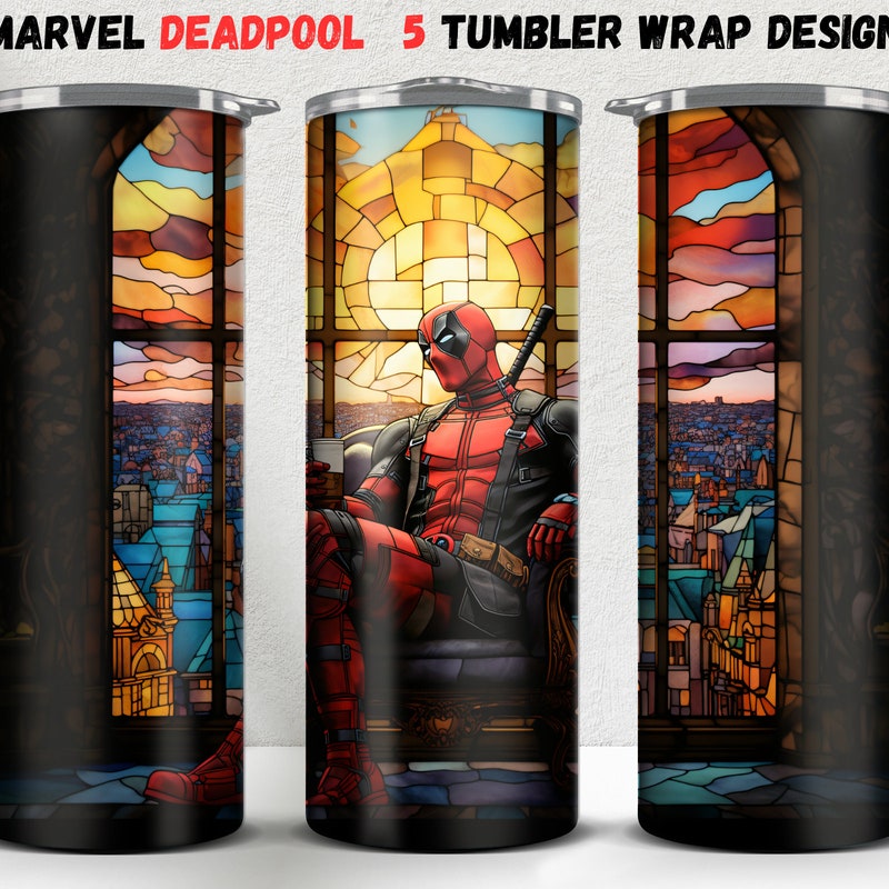 Deadpool Tumbler - Etsy