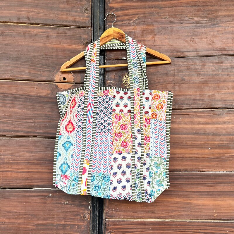 Patchwork Handbag - Etsy