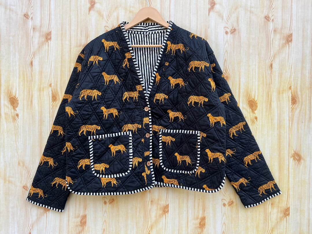 New Tiger Print Kimono Style Jacket Short Jacket for Women Coat ...