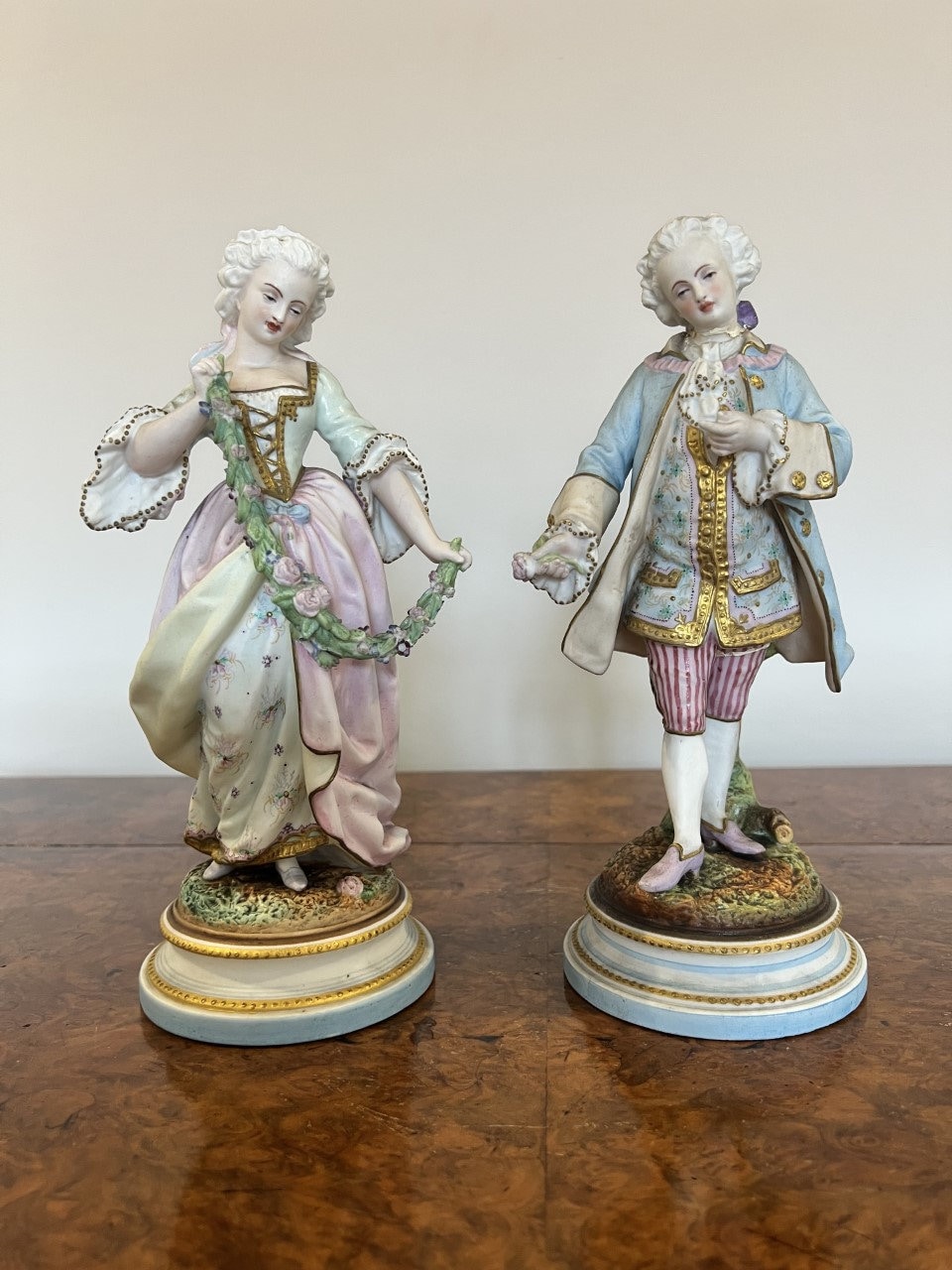 Pair of Victorian Porcelain Figures - Etsy