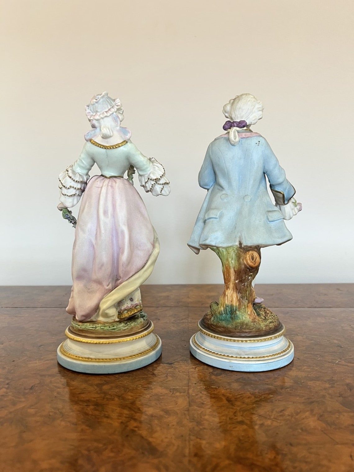Pair of Victorian Porcelain Figures - Etsy