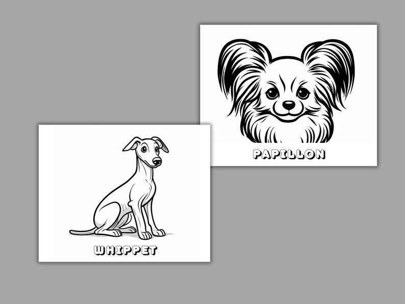 Interactive Kids' Dogs Coloring Pages, Dog Coloring Fun, Educational ...