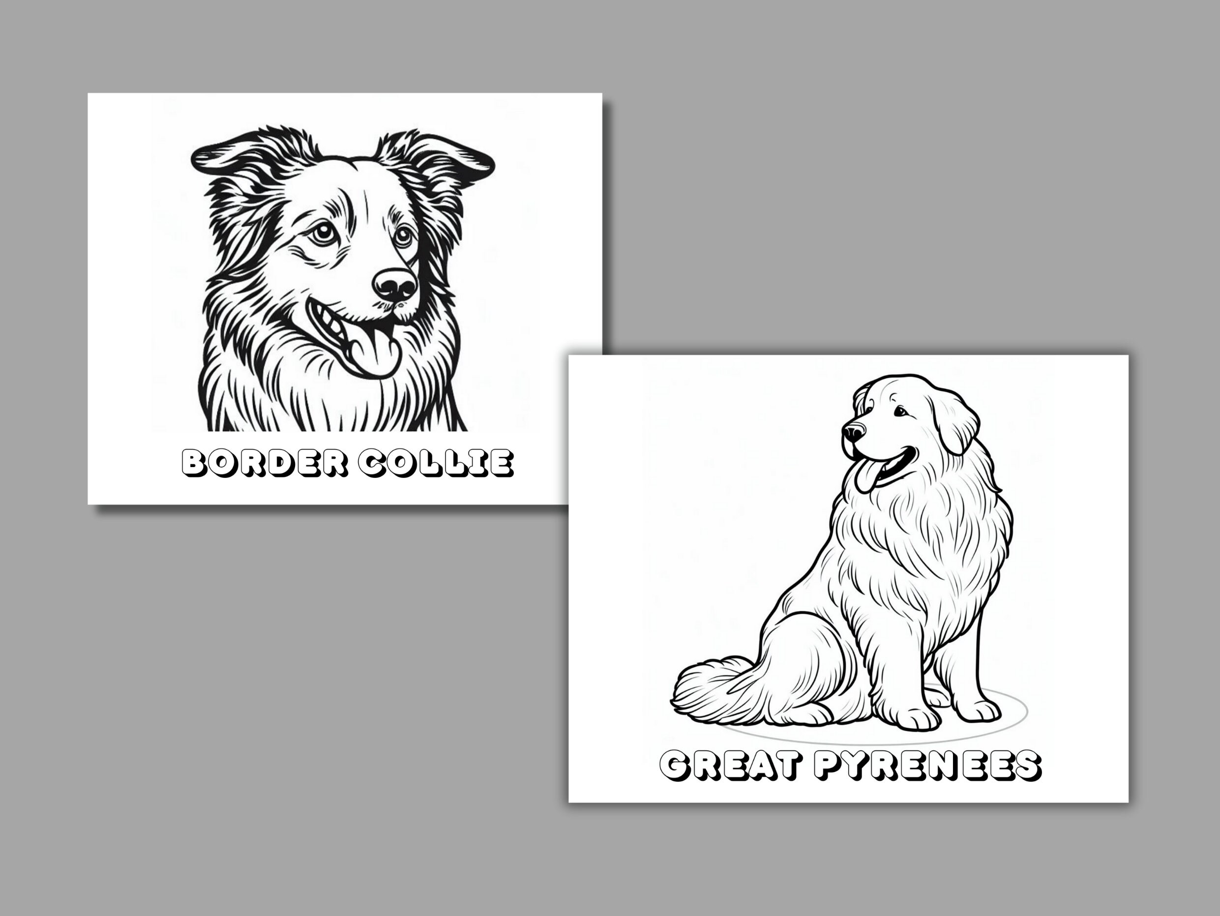 Interactive Kids' Dogs Coloring Pages, Dog Coloring Fun, Educational ...