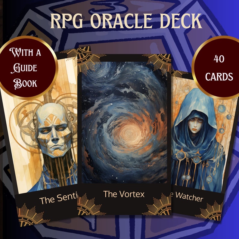 Printable RPG Oracle Deck - Mystic Echoes - Enhance Your RPG Adventures ...