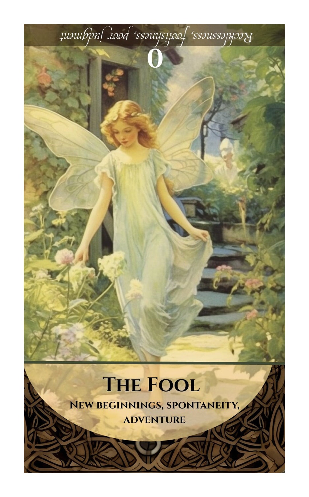 DIGITAL Enchanted Fairies Tarot Deck - 78 Cards - Cottagecore Fairycore ...