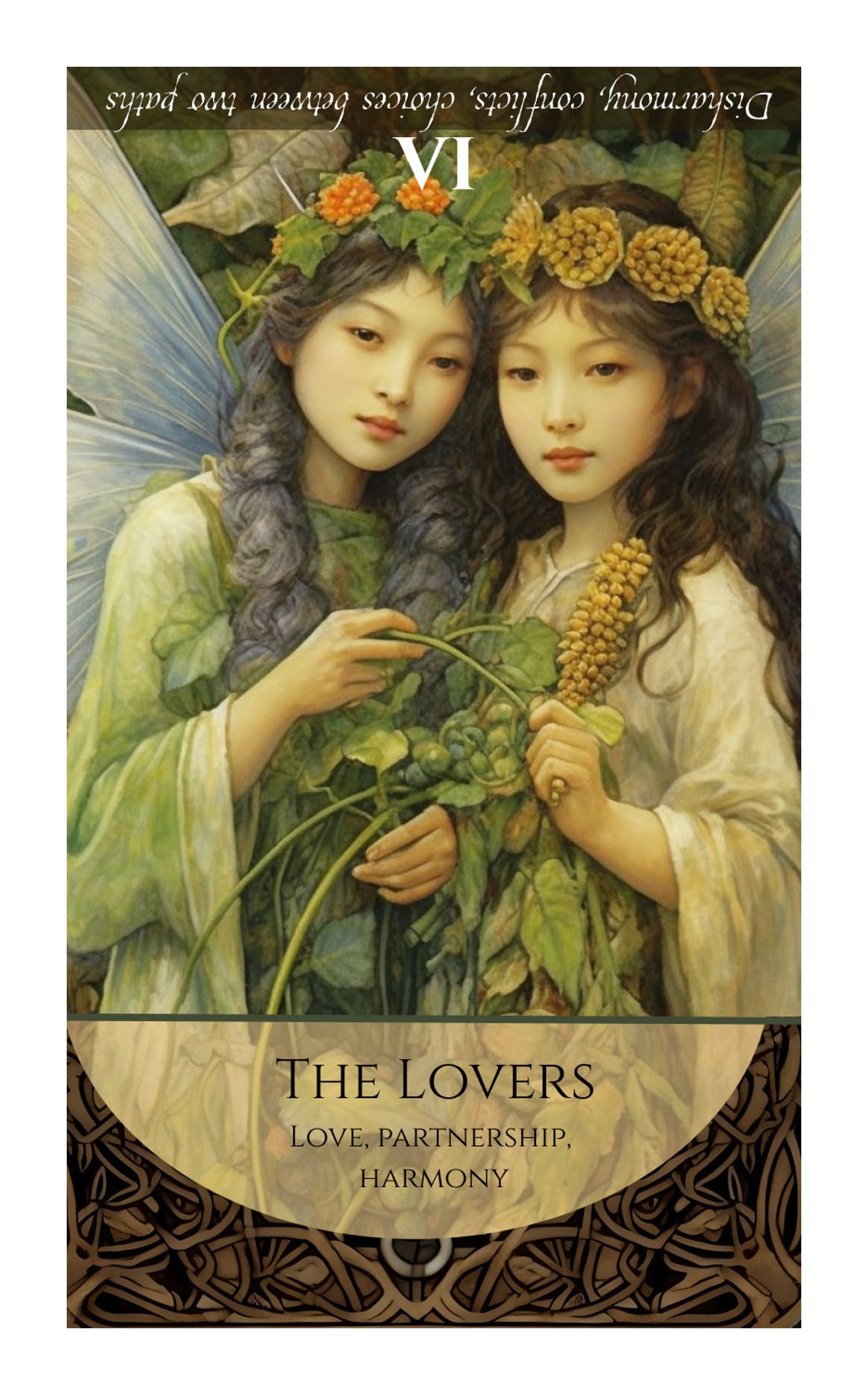 DIGITAL Enchanted Fairies Tarot Deck - 78 Cards - Cottagecore Fairycore ...