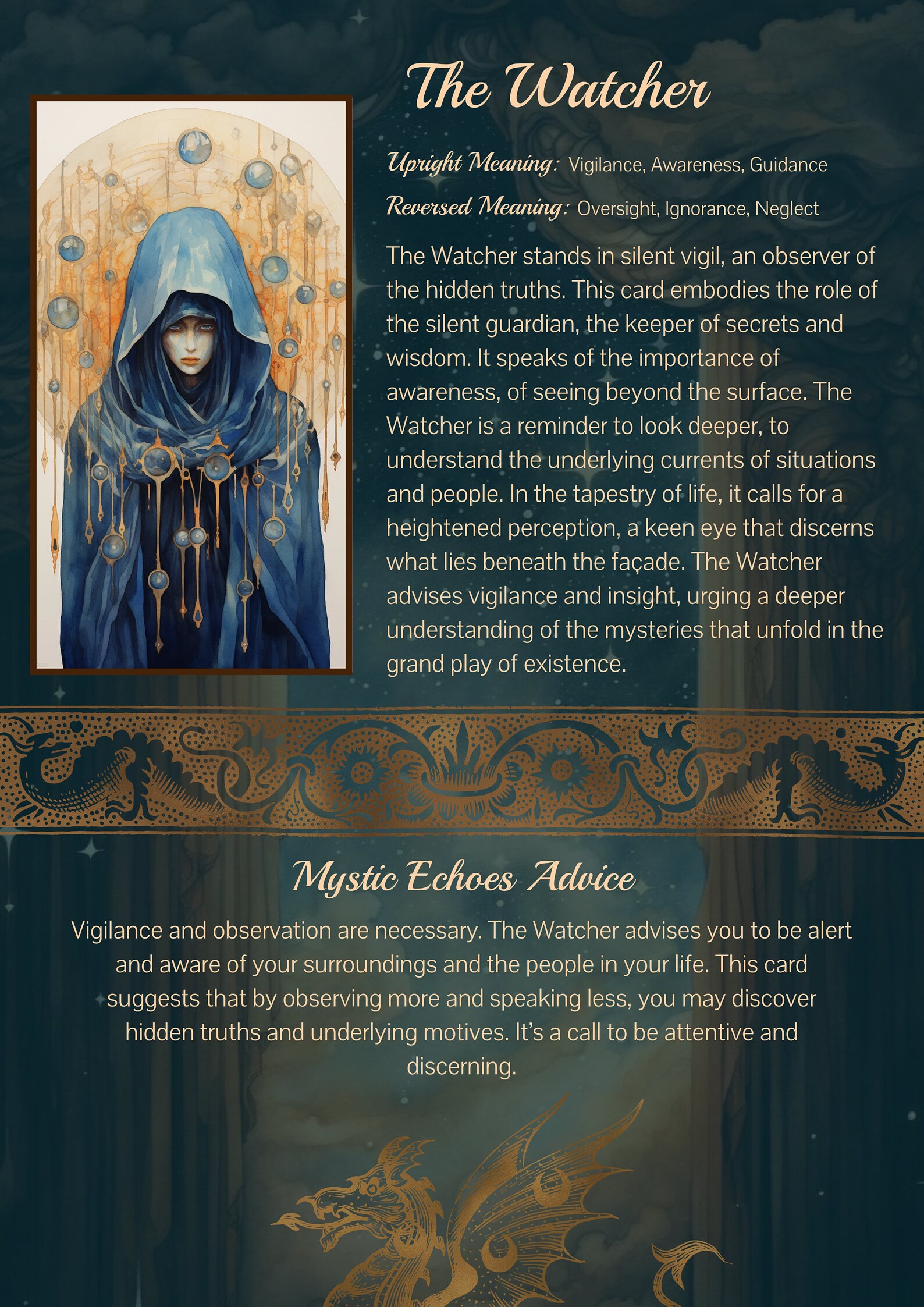 Printable RPG Oracle Deck - Mystic Echoes - Enhance Your RPG Adventures ...