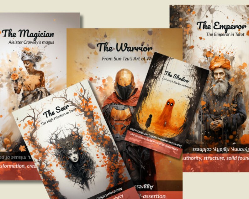 Divine Archetypes Original Printable Digital Oracle Deck - New Age ...