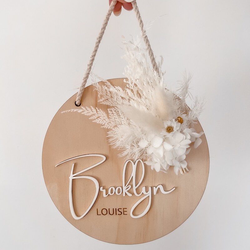 Hanging Name Sign - Etsy