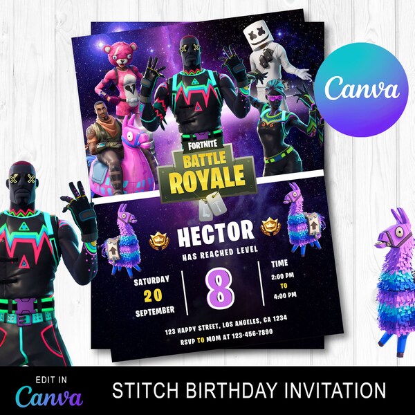 Fort Birthday Invitation - Etsy