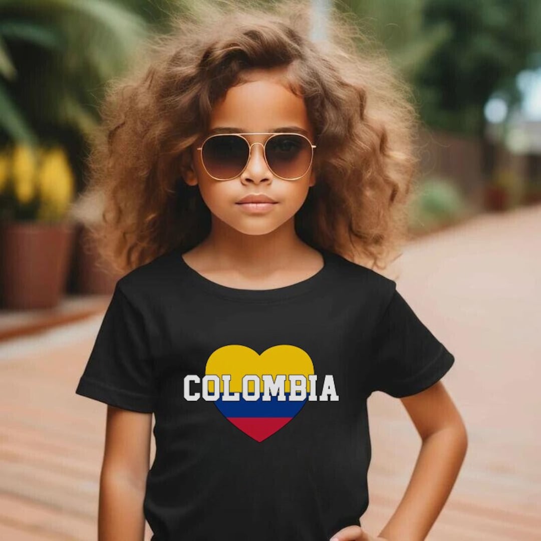 Colombia T-shirt Children's T-shirt Children's Gift - Etsy