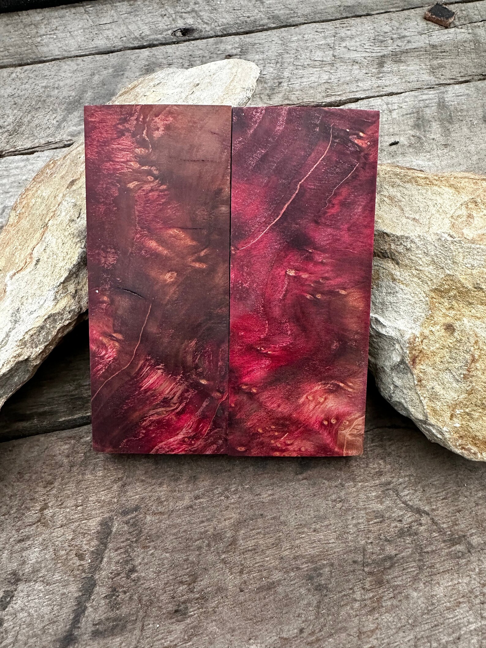 Stabilized Redwood Burl - Knife Handles - Etsy