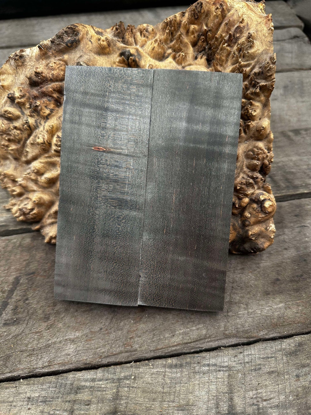 Stabilized Black Curly Maple - Knife Handles - Etsy