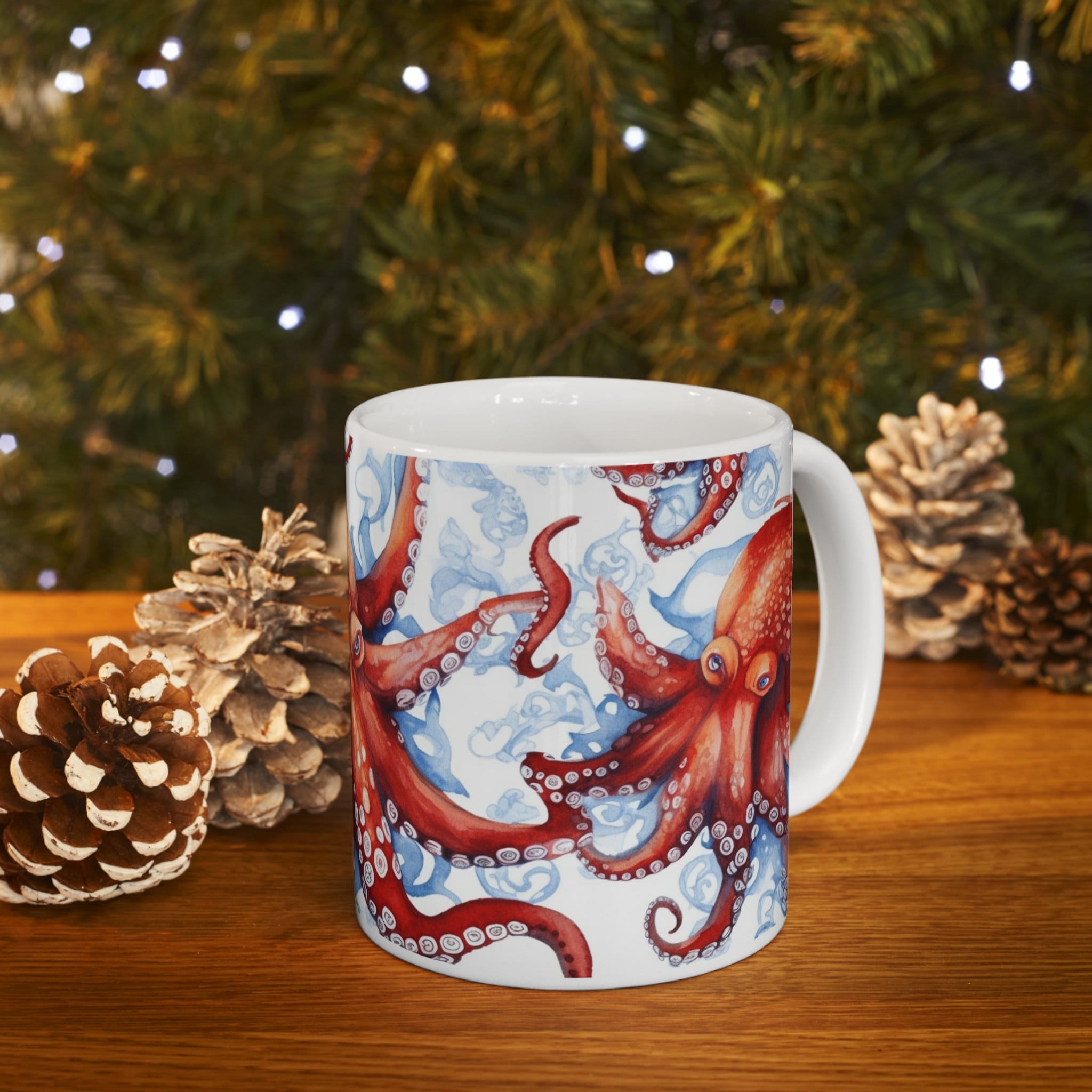Octopus Mug, Octopus Lovers, Cute Animal Mug, Octopus Gifts, Sea ...