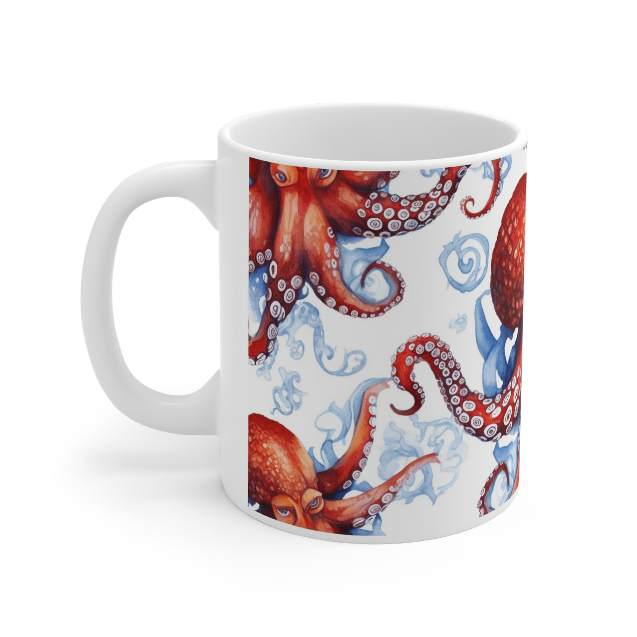Octopus Mug, Octopus Lovers, Cute Animal Mug, Octopus Gifts, Sea ...