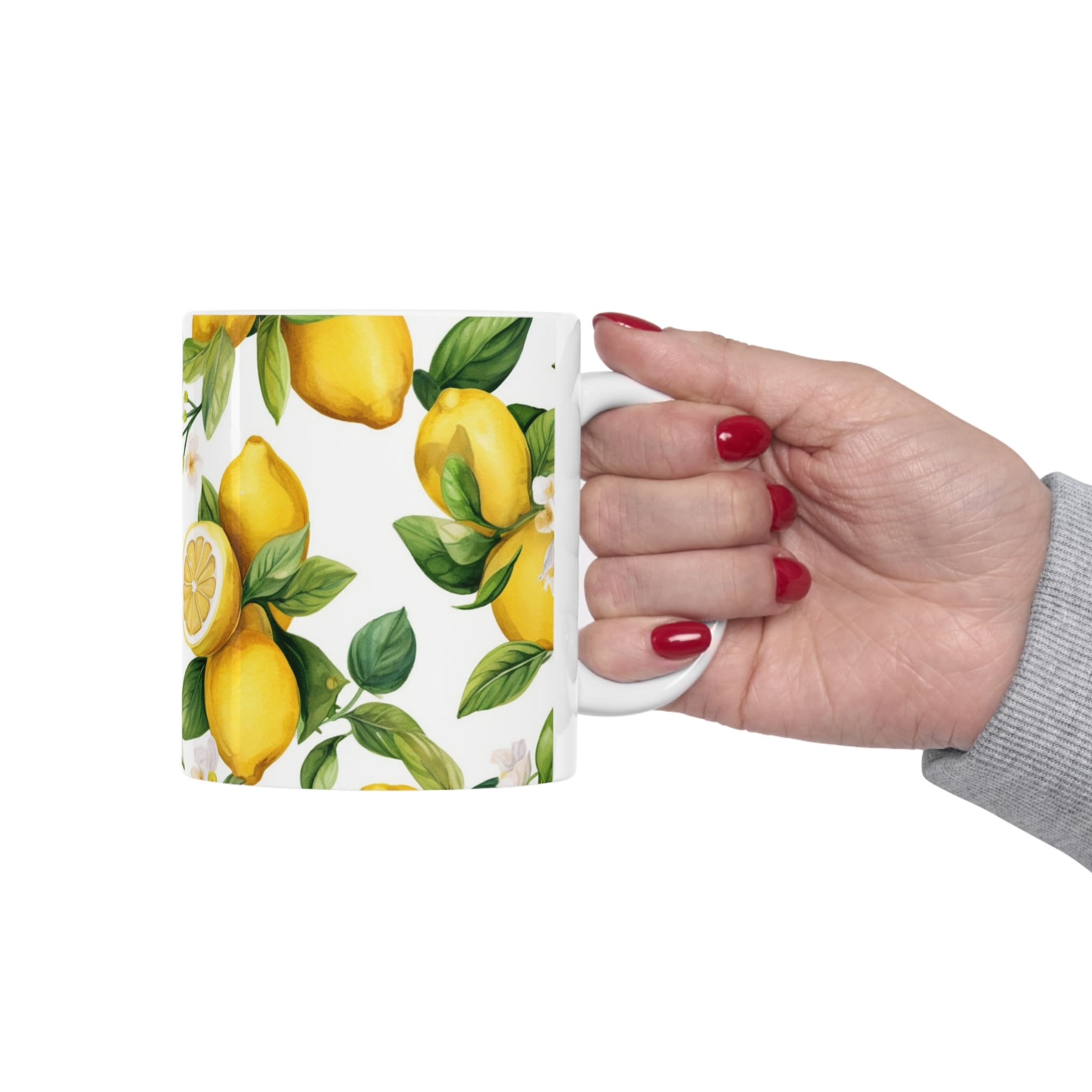 Lemon Gift Lemon Mug Fruit Mug Summer Gift Summer Mug Kitchen Mug Lemon ...