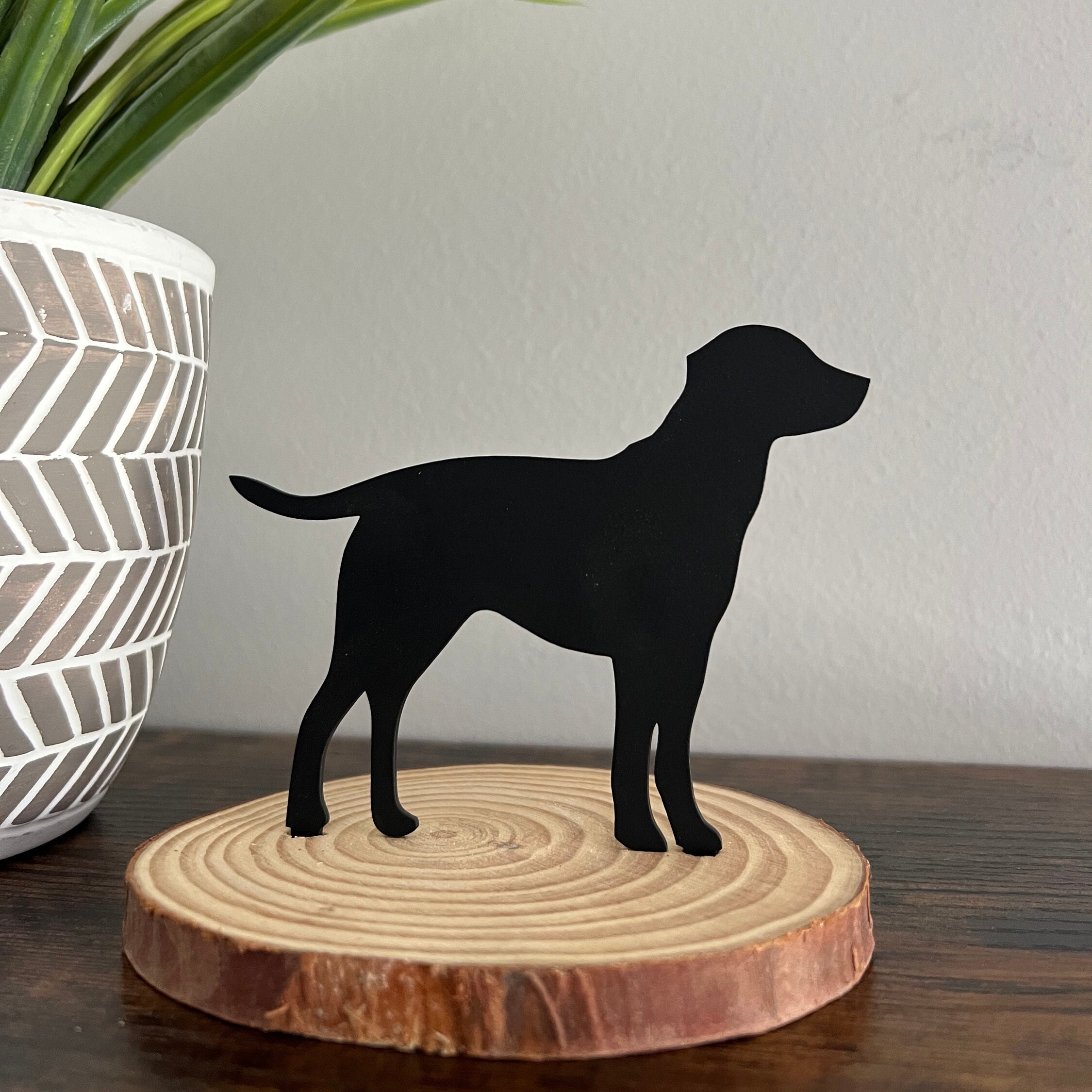 Labrador Retriever Desk Dog, Desk Decor, Pet Decor, Pet Silhouette, Pet ...