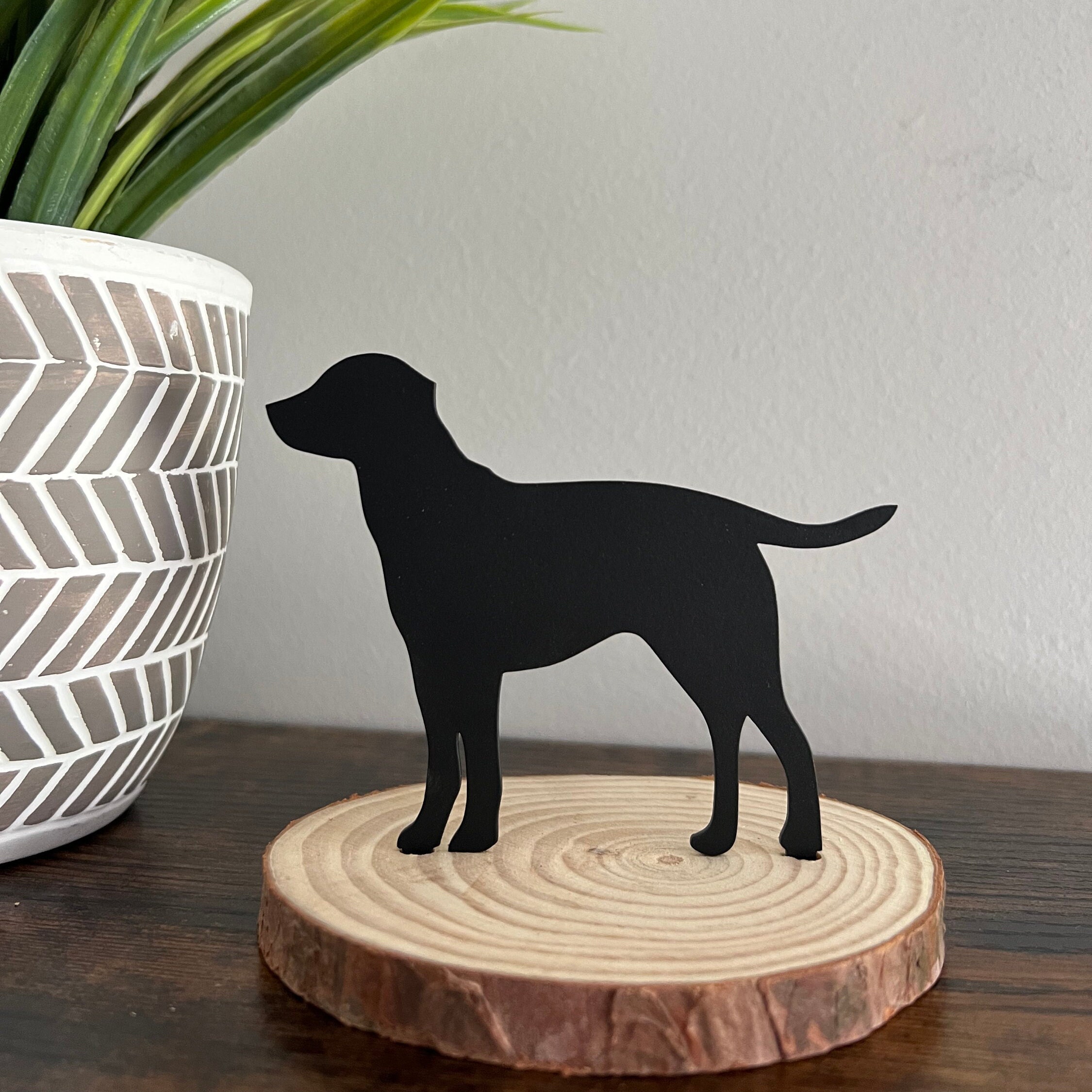 Labrador Retriever Desk Dog, Desk Decor, Pet Decor, Pet Silhouette, Pet ...