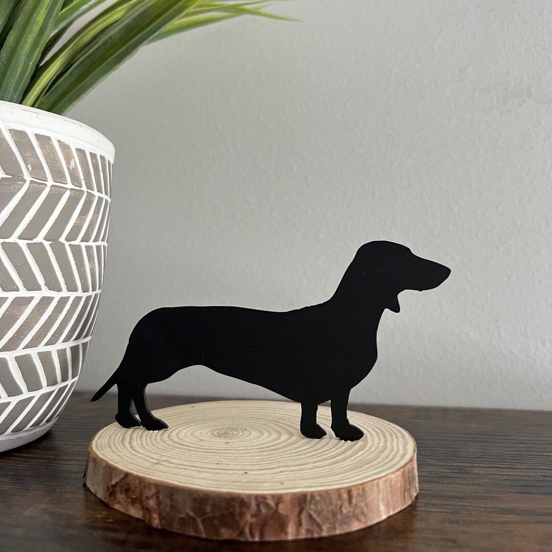 Dachsund Desk Dog Desk Decor Pet Decor Pet Silhouette Pet - Etsy