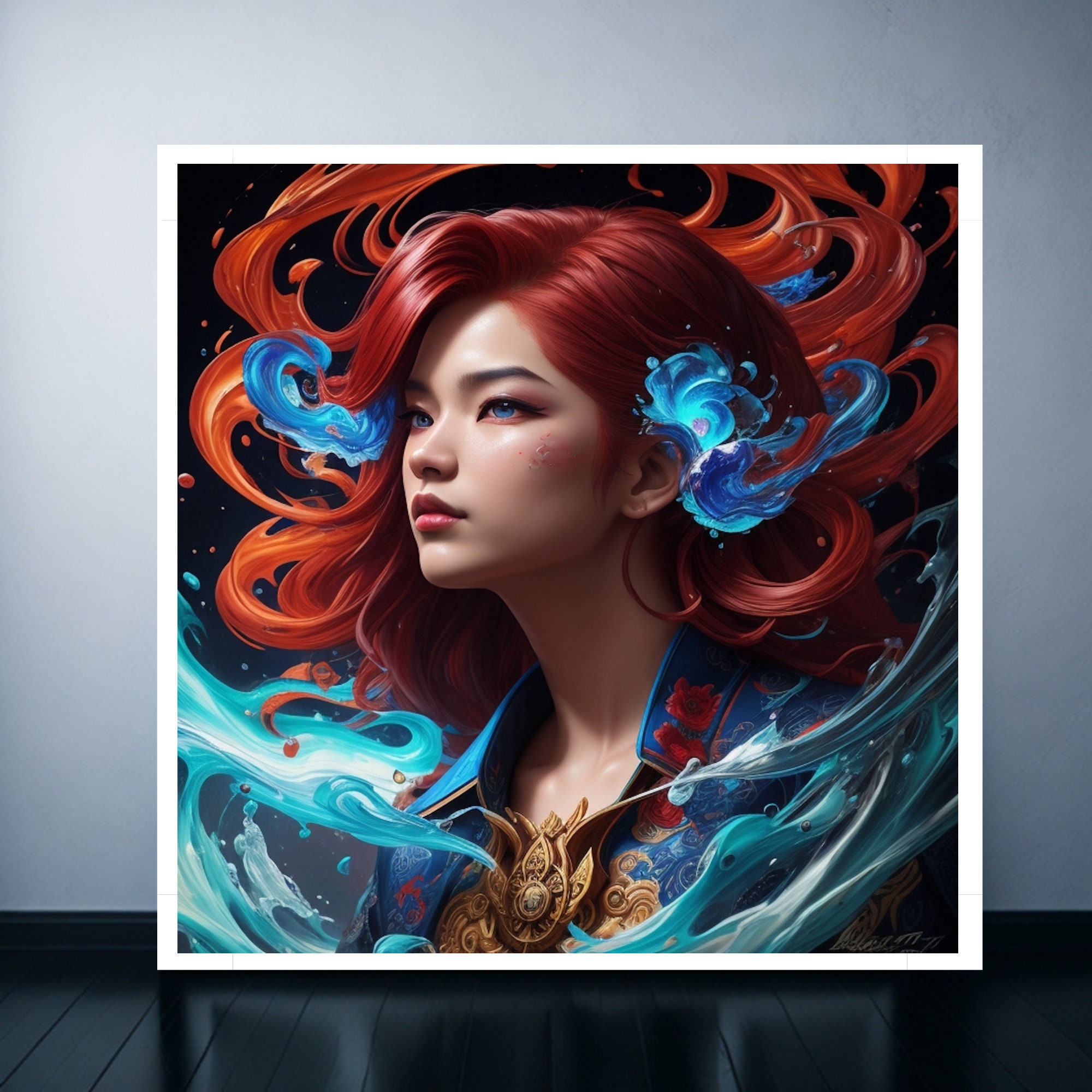 Fantasy Queens, Astral Rocco, Poster, Steampunk Ladies, Flowing Robes ...