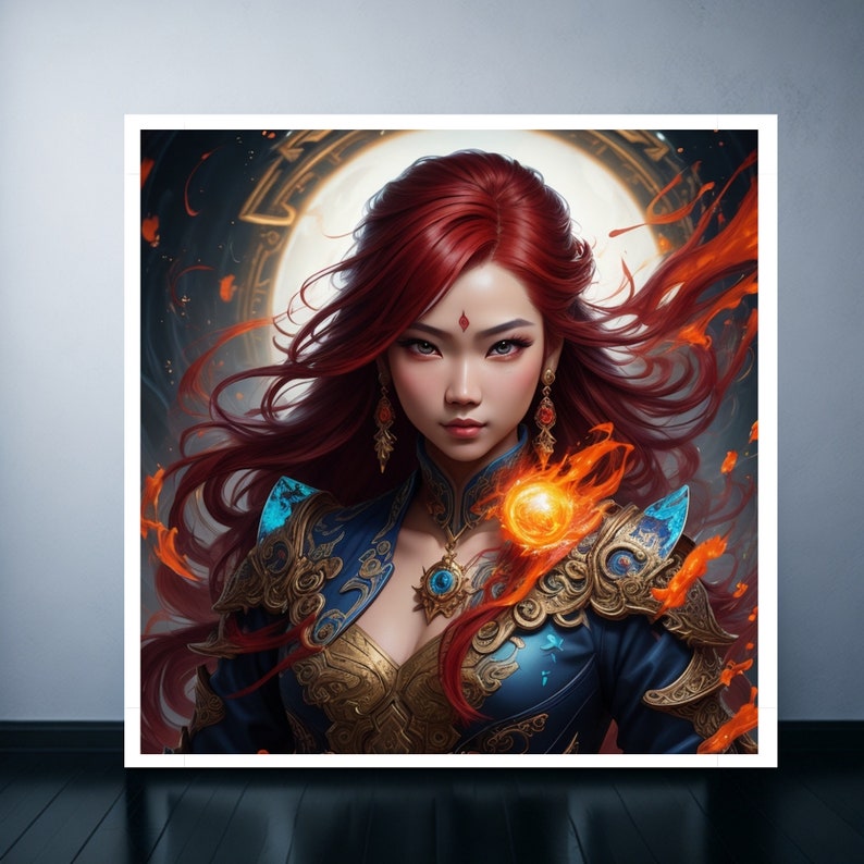 Fantasy Queens, Astral Rocco, Poster, Steampunk Ladies, Flowing Robes ...