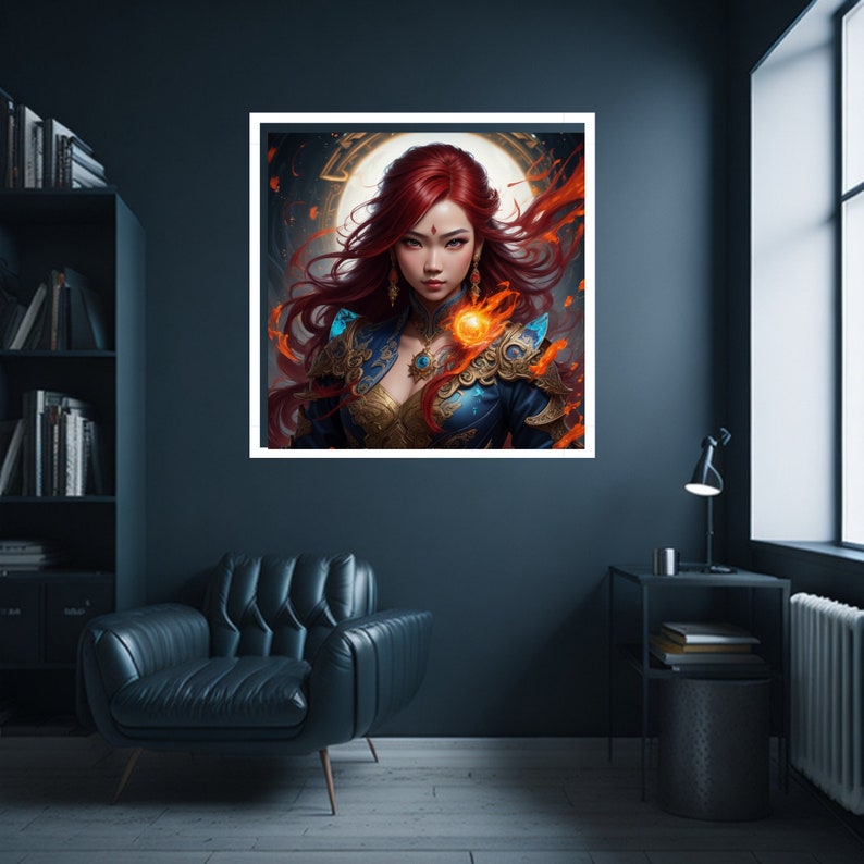 Fantasy Queens, Astral Rocco, Poster, Steampunk Ladies, Flowing Robes ...