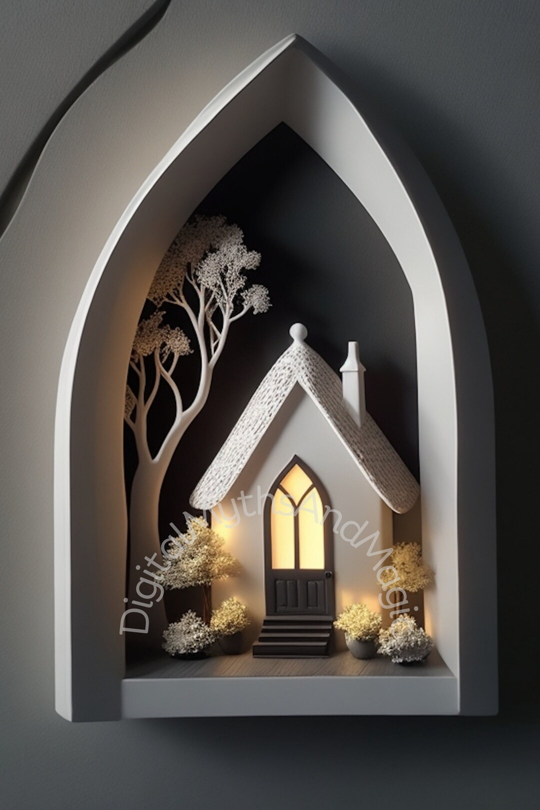 Fantasy Shape Posters Fantasy Cottage in Bo Ho Fashion, Unusual and ...