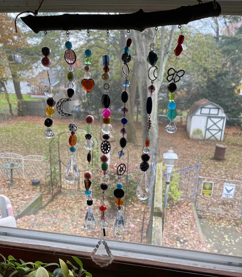 Crystals Fairy Catcher Wind Chime - Etsy