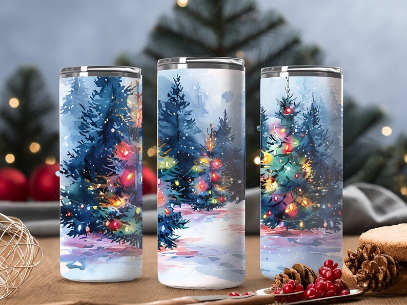 Christmas Forest Clipart Bundle: Winter Holiday Graphics (digital ...