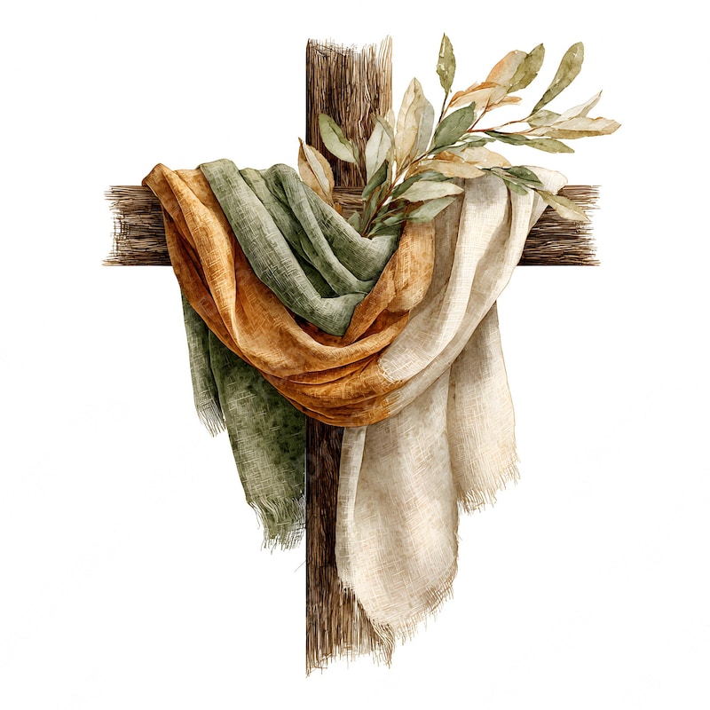 Easter Cross Drape - Etsy